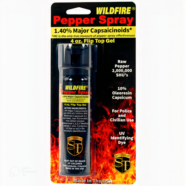 4oz Wildfire Pepper Spray Gel (1.4% MC) | Pepper Spray Store